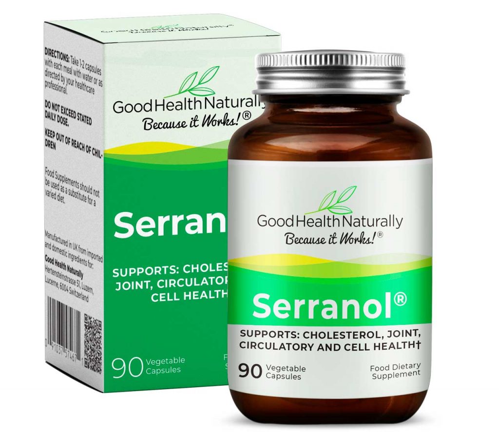 Serranol - Serrapeptase + Curcumin + Ecklonia Cava + D3 in 1 capsule