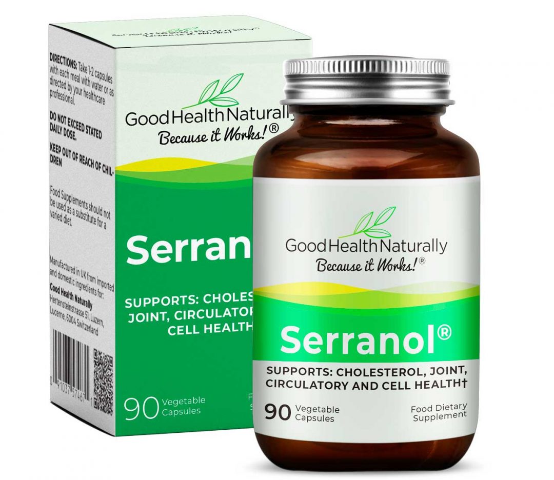 Serranol - Serrapeptase + Curcumin + Ecklonia Cava + D3 in 1 capsule